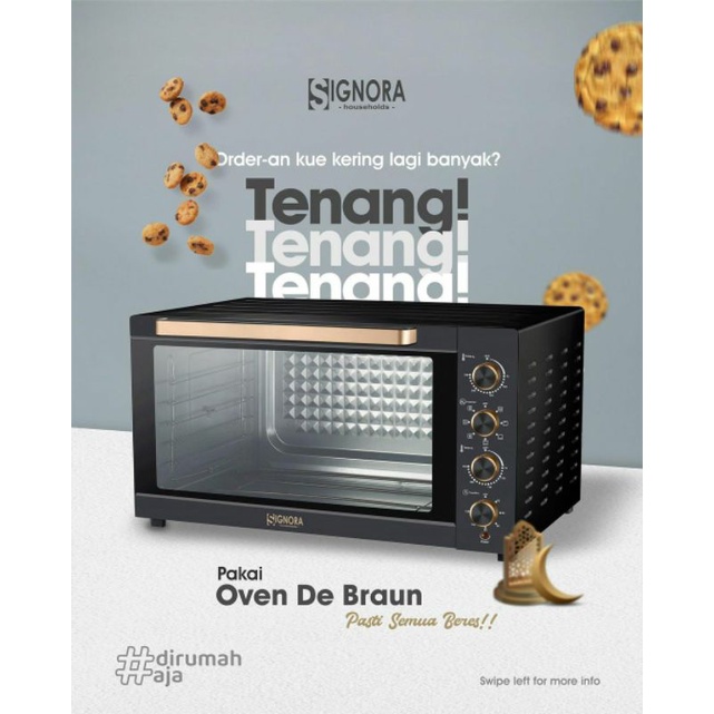 Jual OVEN SIGNORA DE BRAUN 150 L / OVEN LISTRIK / OVEN BESAR | Shopee ...