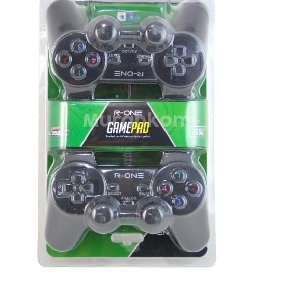 Jual Gamepad Dual Controller USB PC Joystick Gamepad Double Getar R-One ...