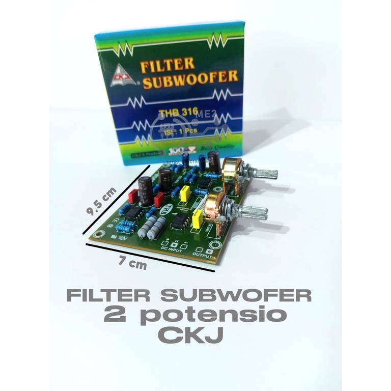 Jual Kit Power Amplifier Filter Subwoofer 2 potensio THB 316 CKJ | Shopee Indonesia