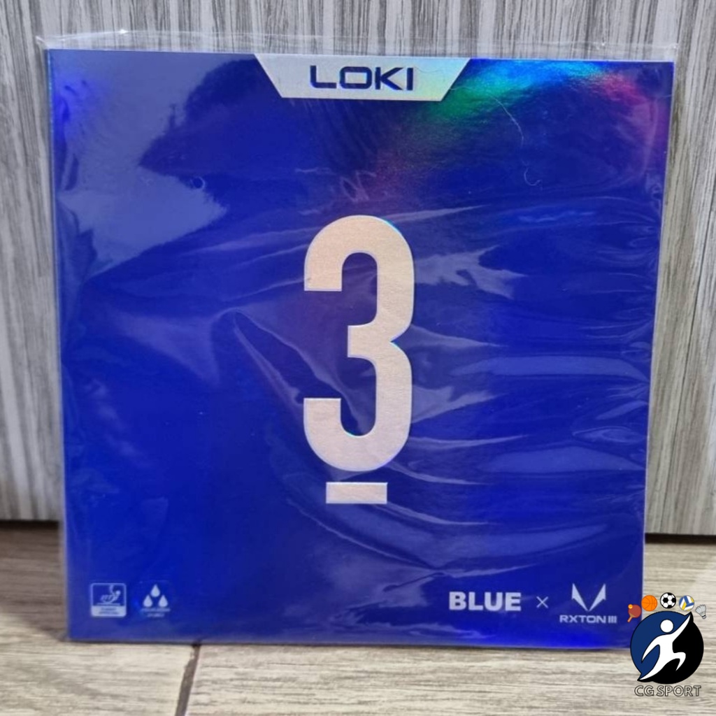Jual Karet Pingpong Loki RXTON 3 Blue and Pink ORIGINAL ITTF | Shopee ...
