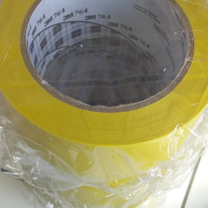 Jual Lakban Lantai 3M Kuning 764 / Floor Marking Tape Vinyil 2" x 33 Meter | Shopee Indonesia