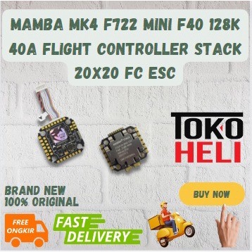 Jual Mamba MK4 F722 MINI F40 128K 40A Flight Controller Stack 20x20 FC ...