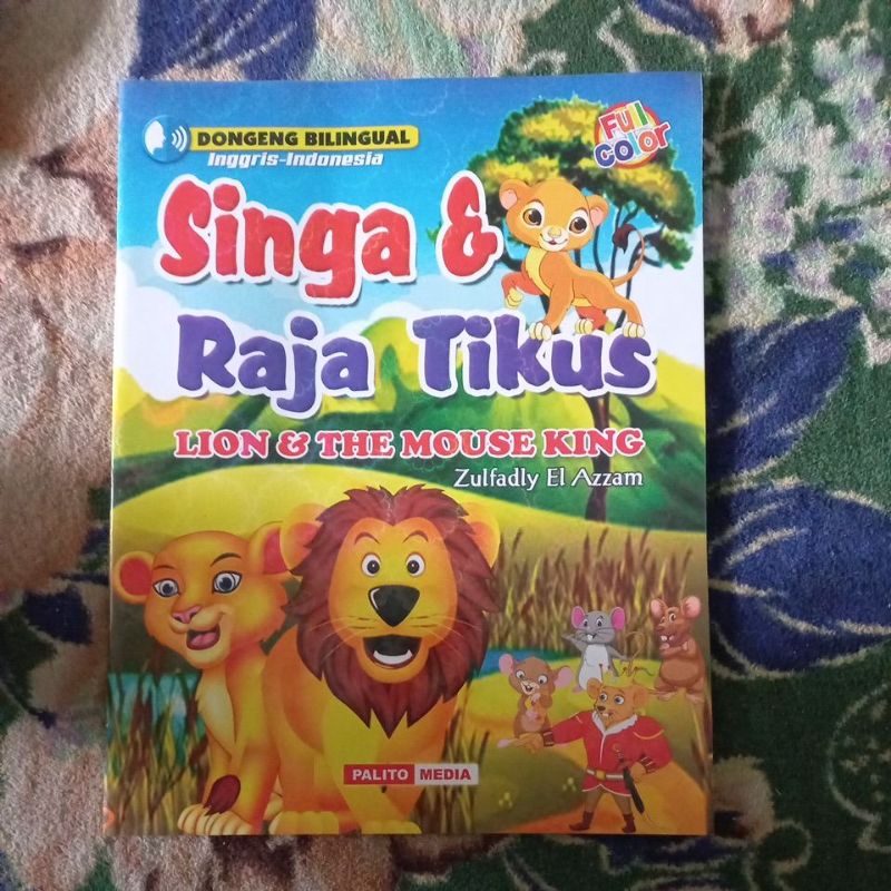 Jual ORIGINAL BUKU CERITA ANAK DONGENG SINGA & RAJA TIKUS BILINGUAL ...