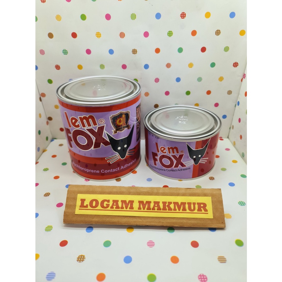Jual LEM KAYU FOX KUNING UNTUK PLASTIK KARET KULIT - KALENG BESAR ...