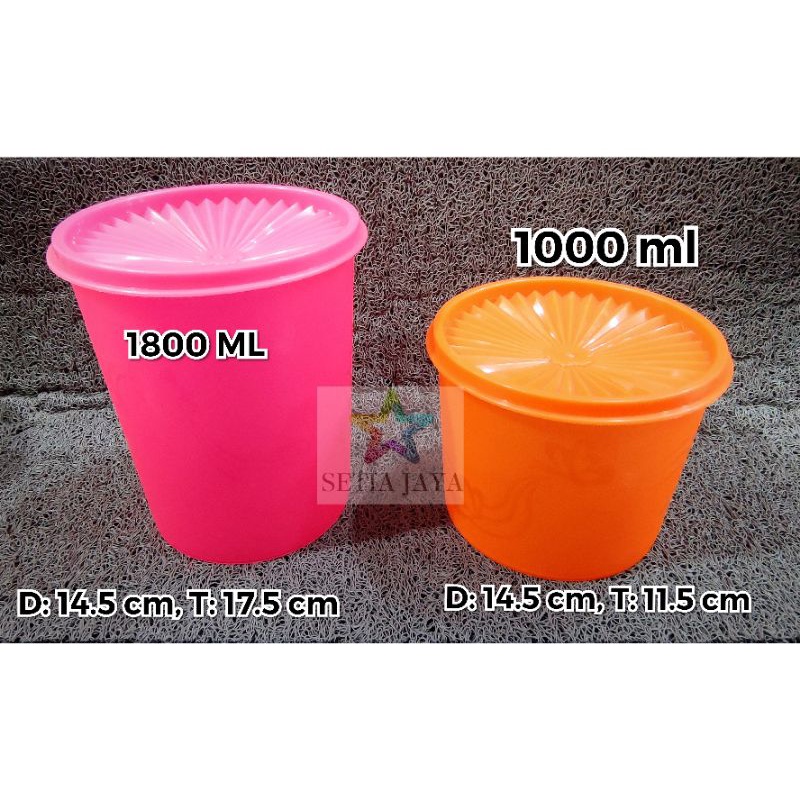 Jual TOPLES BULAT PLASTIK ASA 1000 ML & 1800 ML FOOD GRADE / BAHAN TEBAL DAN BERKUALITAS ...