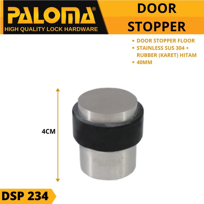 Jual Penahan Pintu Paloma Door Stop Stopper Dsp 234 Lantai Paloma ...