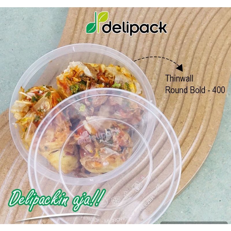 Jual Thinwall bold / mangkok plastik bulat / thinwall round bold (isi ...