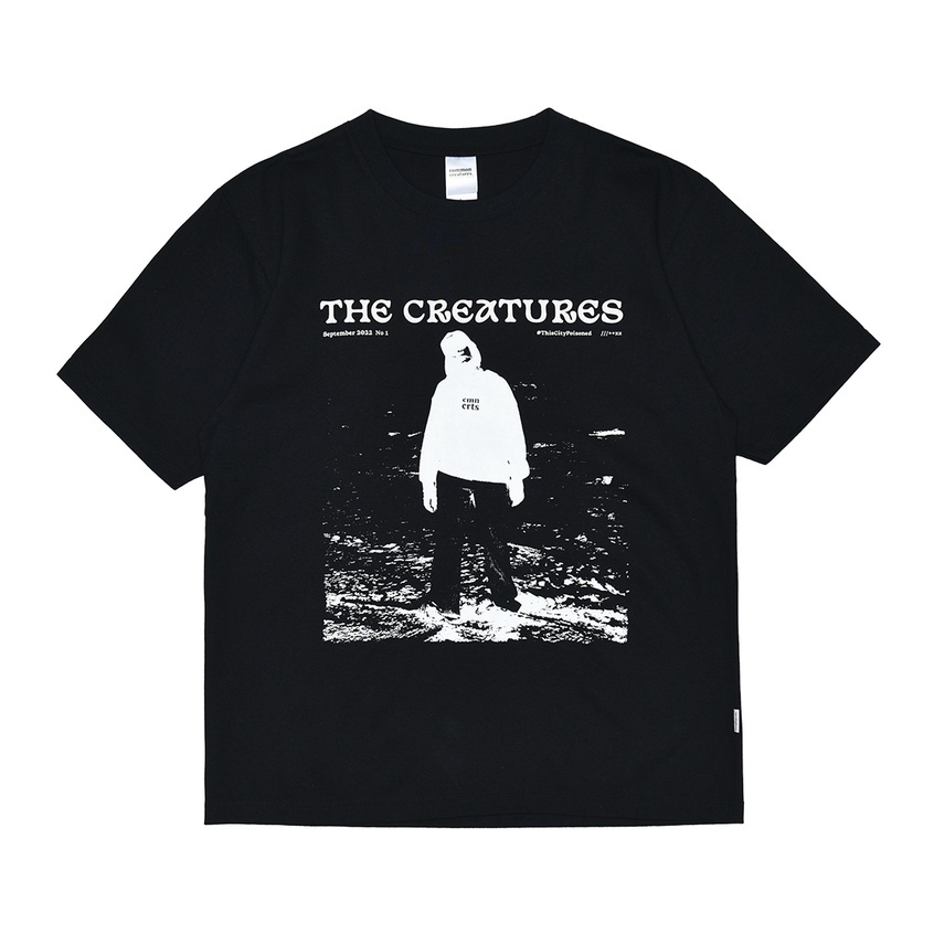 Jual Common Creatures 235 GSM Heavy Tee - Creatures Black | Shopee Indonesia