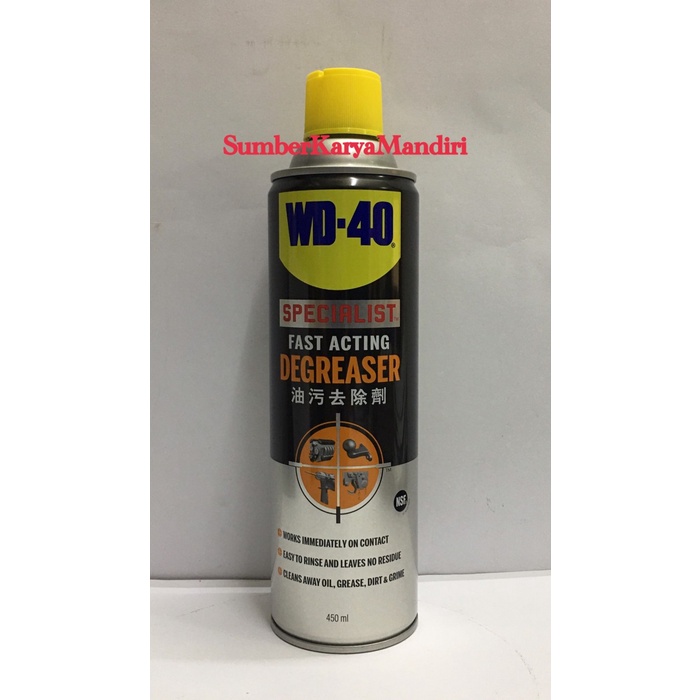 Jual WD-40 Specialist Fast Acting Degreaser / Foam Pembersih Grease ...