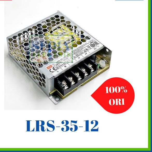 Jual POWER SUPPLY MEANWELL LRS-35-12 LRS 35 12 LRS3512 | Shopee Indonesia