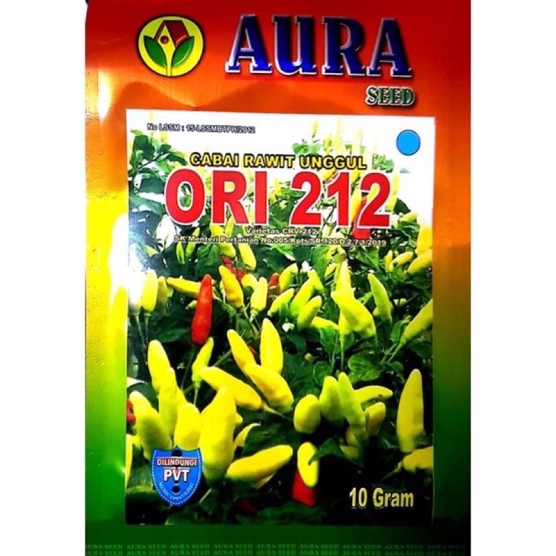 Jual benih Cabe ORI 212 || AURA SEED || Bibit cabe rawit ORI212 | Shopee Indonesia