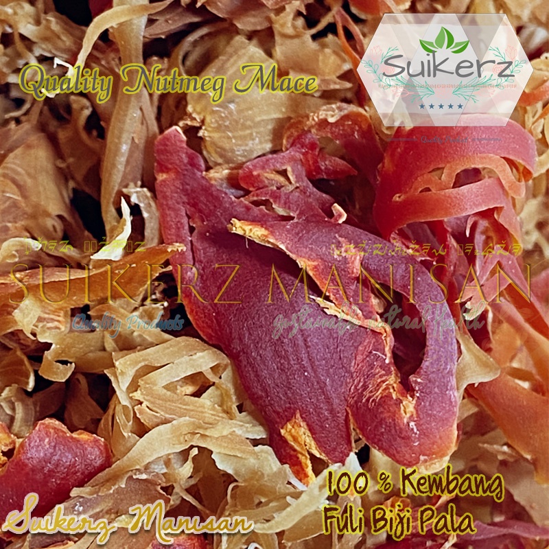 Jual Bunga Biji Pala kering Fuli Cempra Mace Whole Rempah Kembang Biji ...