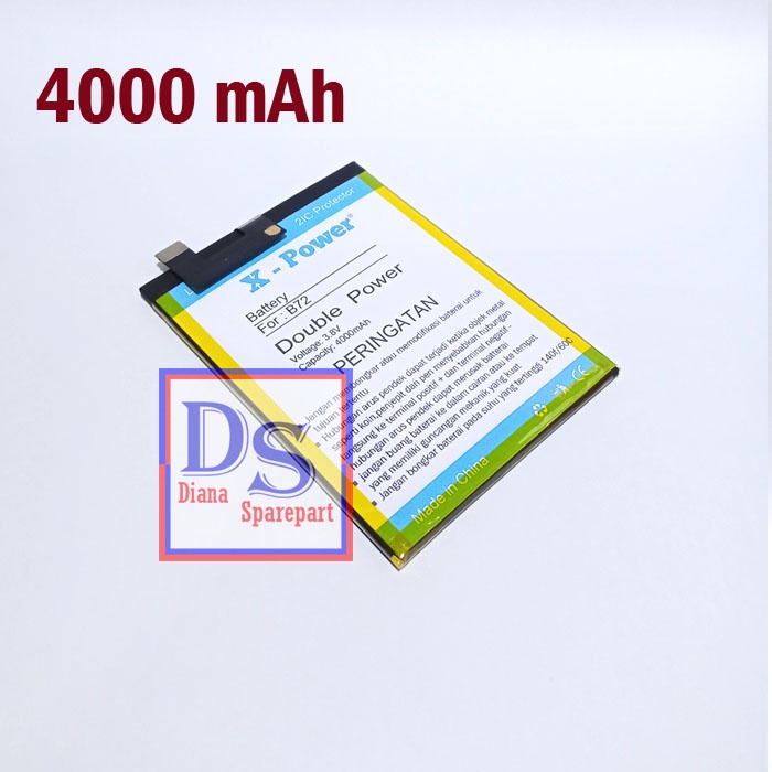 Jual Baterai Vivo X Shot X710L B72 B-72 Batu Battery Batre Tanam Double ...