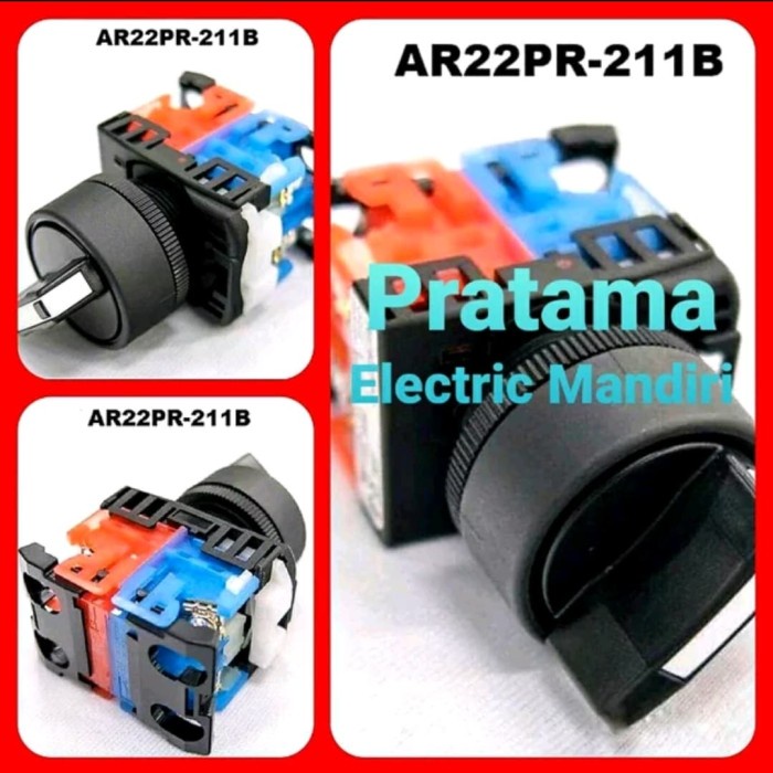 Jual Selector Switch AR22 PR-211B 2POSISI Diameter 22mm FUJI ELECTRIC ...