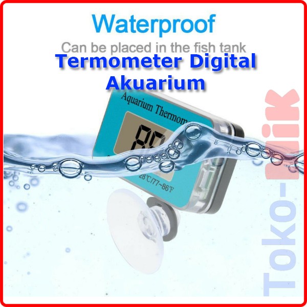 Jual Digital Thermometer Aquarium Waterproof Termometer Celup Anti Air ...