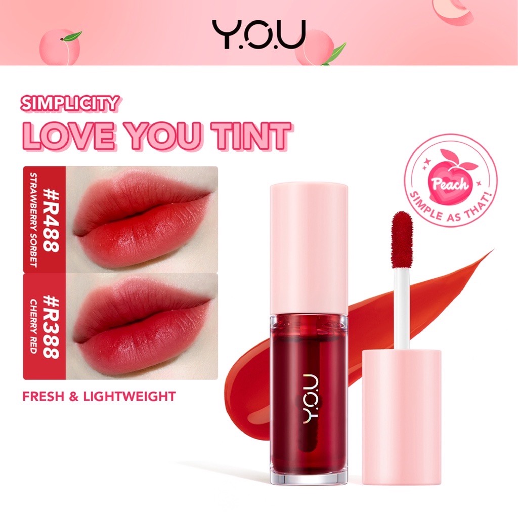 Jual [KEMASAN BARU] STAR YOU Simplicity Lip Tint / Lip Tint You / Lip ...