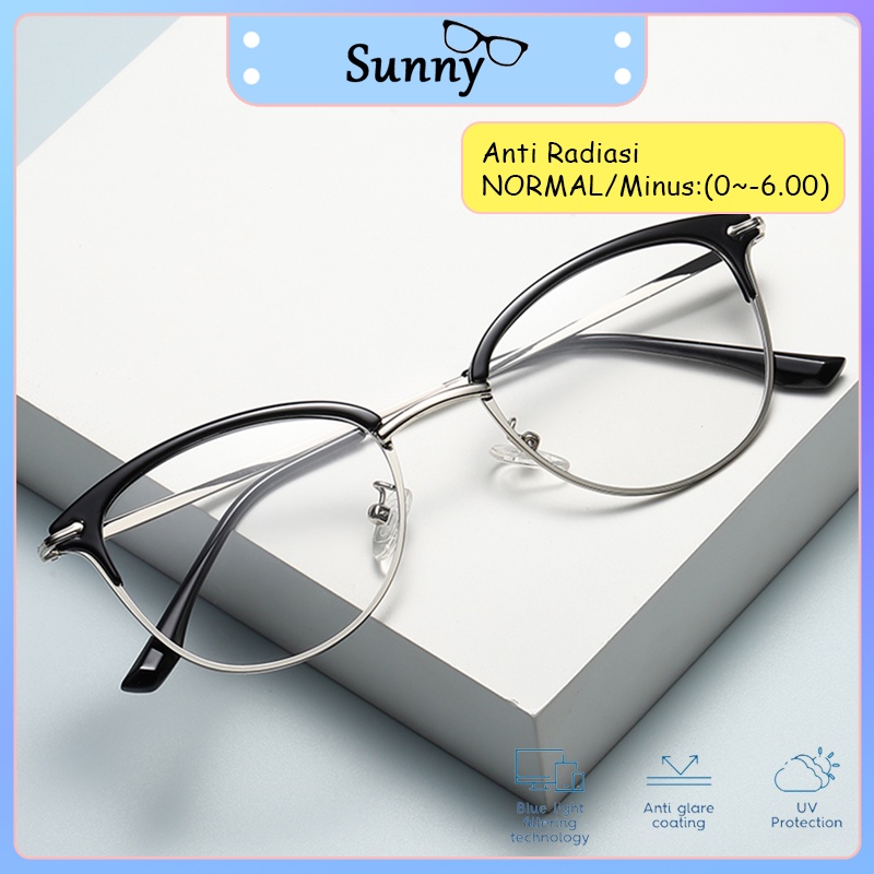 Jual Kacamata Anti Blueray Radiasi Lensa Normal/Minus -1/-1.5/-2/-2.5 ...