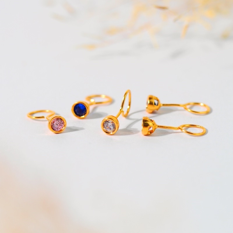 Jual New Giwang Emas Loop - Ringan & Minimalis - Toko Emas Gadjah ...