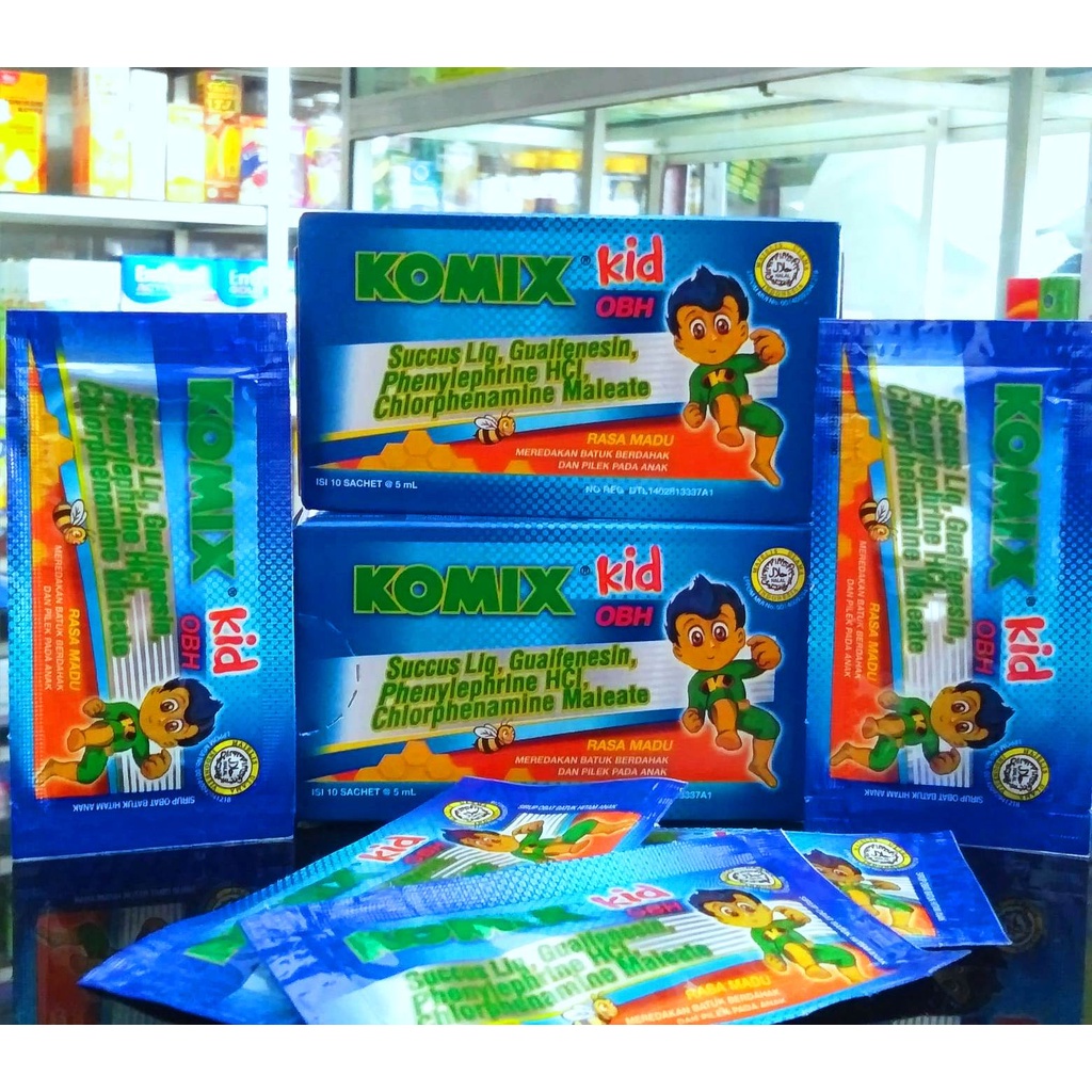 Jual KOMIX KID OBH RASA MADU 1 SACH 5ML komix anak obh | Shopee Indonesia Jual KOMIX KID OBH RASA MADU 1 SACH 5ML komix anak obh | Shopee Indonesia