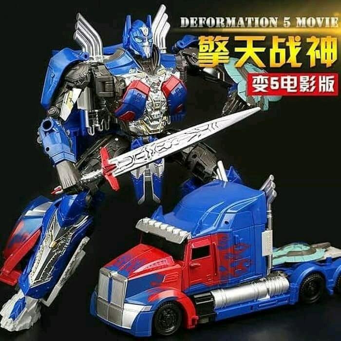 Jual Mainan Robot Transformer Deformation Optimus Prime/Bumbble Bee Bisa Jadi Mobil Set Hadiah ...