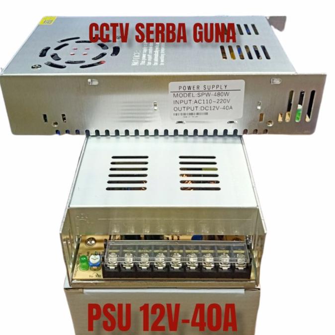 Jual Power Supply 12V 40A Power Supply Switching 12 Volt 40 Amper Murni ...