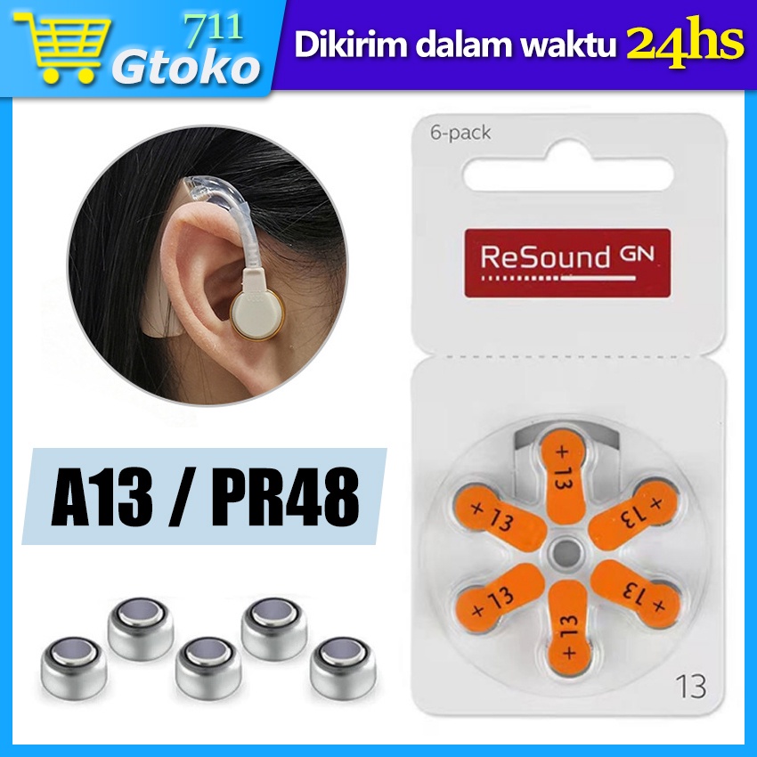 Jual Baterai Alat Bantu Dengar 13 / PR48 ReSound Hearing Battery | Shopee Indonesia
