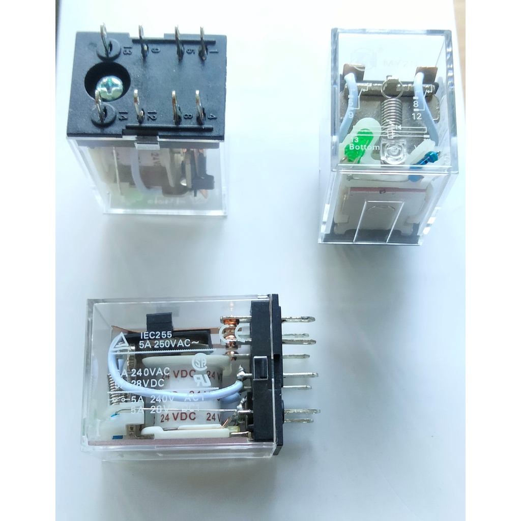 Jual RELAY DC 8P 8 PIN 8 KAKI 24V 24 VOLT MY2N | Shopee Indonesia
