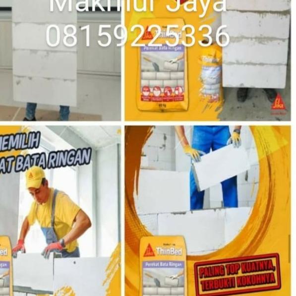 Jual Sika Mur 130 thinbed / Perekat bata ringan / lem hebel | Shopee ...