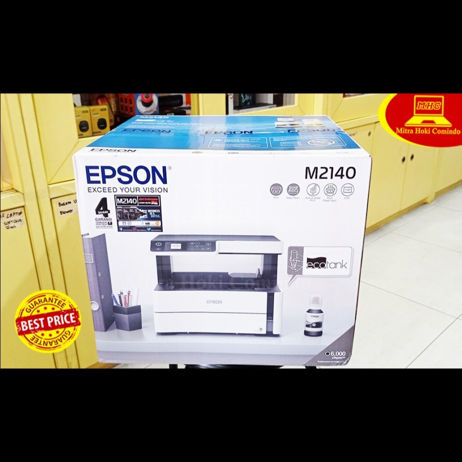 Jual PRINTER EPSON M2140 MONOCHROME INK TANK ORIGINAL | Shopee Indonesia