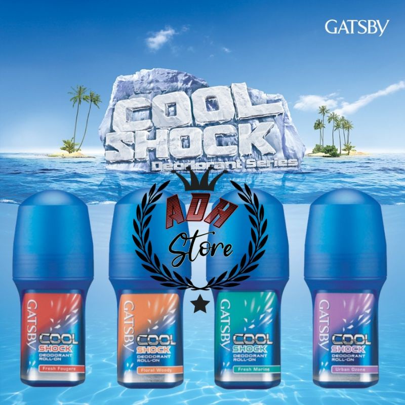 Jual Gatsby Roll On Cool Shock 50 ml | Shopee Indonesia