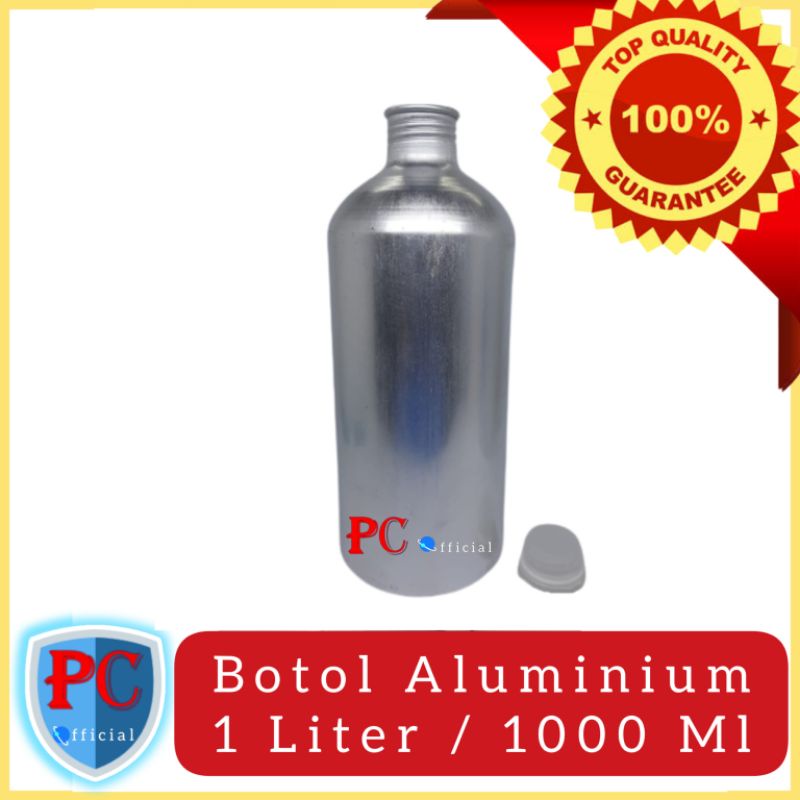 Jual Botol Aluminium ukuran 1 Liter / 1000 Ml | Shopee Indonesia
