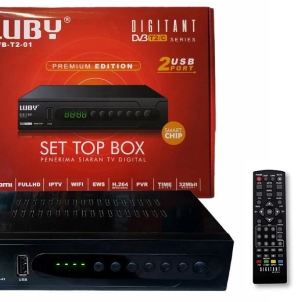 Jual Set Top Box DVB-T2 Receiver TV Analog To Digital - Luby | Shopee Indonesia
