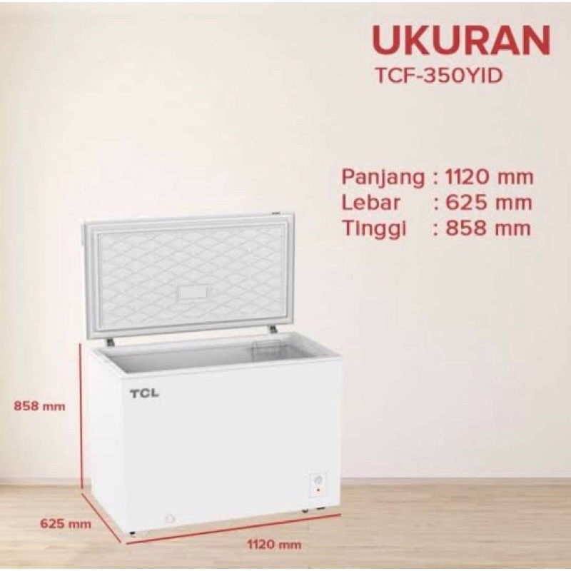 Jual CHEST FREEZER TCL TCF-350YID / TCF350YID - 350 LITER | Shopee Indonesia
