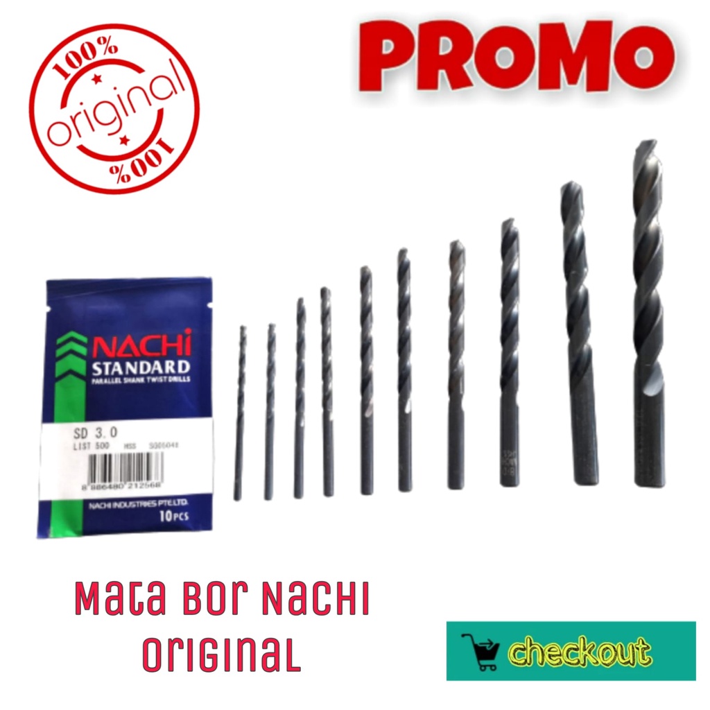 Jual Mata Bor Nachi 5 mm 5mm Original HSS Baja Harga Perbuah | Shopee Indonesia