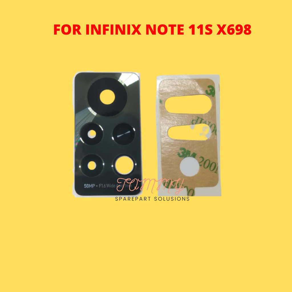 Jual LENSA / KACA KAMERA INFINIX NOTE 11S X698 ORIGINAL | Shopee Indonesia