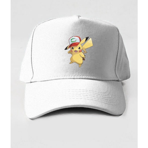 Jual Topi Baseball Gaming Pokemon Ash Partner Cap Pikachu | Shopee ...
