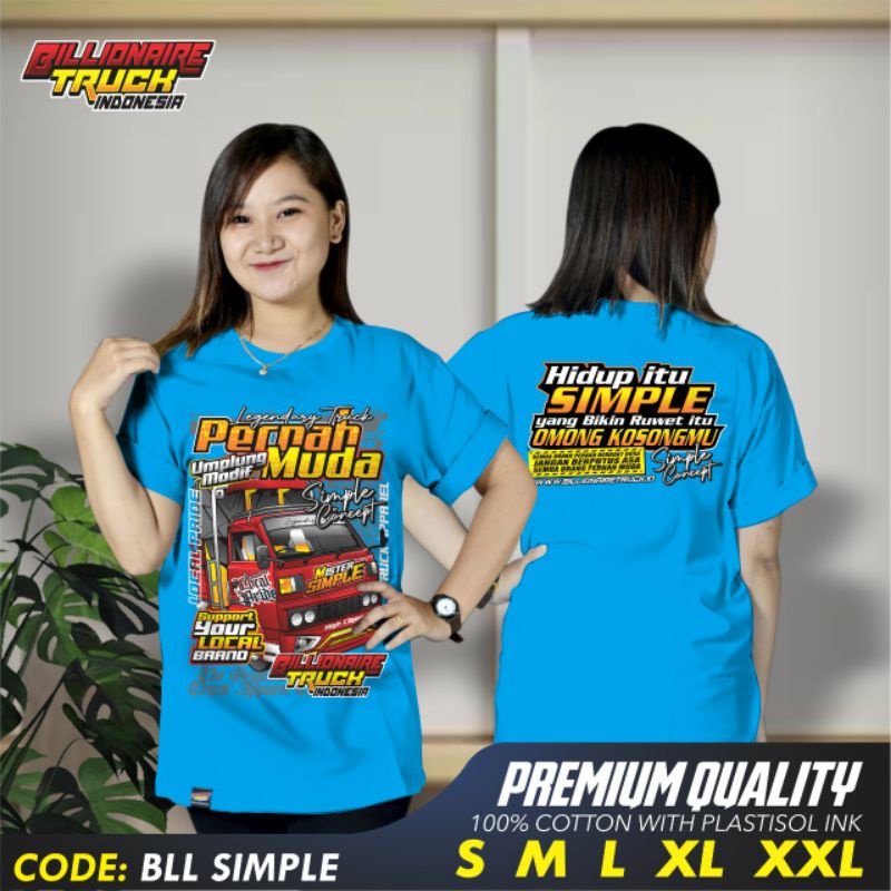 Jual Kaos Truk Umplung Modif Baju Truck Simple Concept all size ...