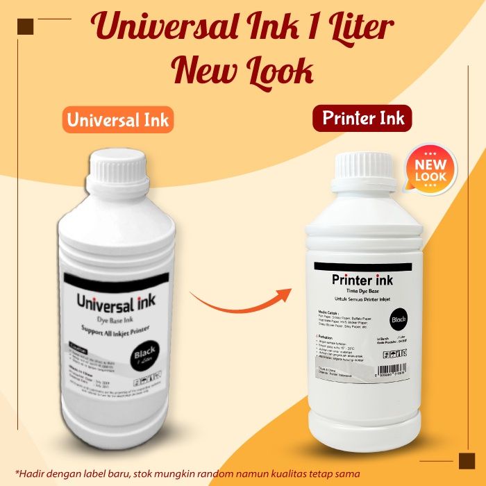 Jual Tinta Printer Hitam 1 Liter Universal Ink Refill Cartridge Printer ...