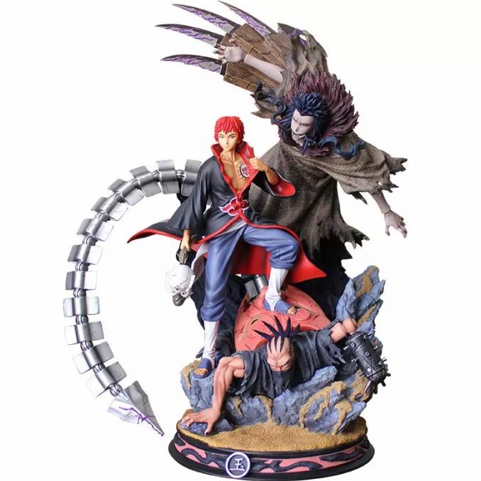 Jual Figure Akatsuki PVC Pain Konan Deidara Itachi Obito Diorama Statue ...