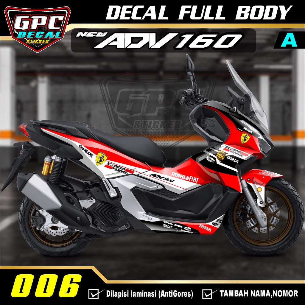 Jual Decal Sticker Variasi Fullbody Honda Adv 160-Dekal Stiker Adv ...