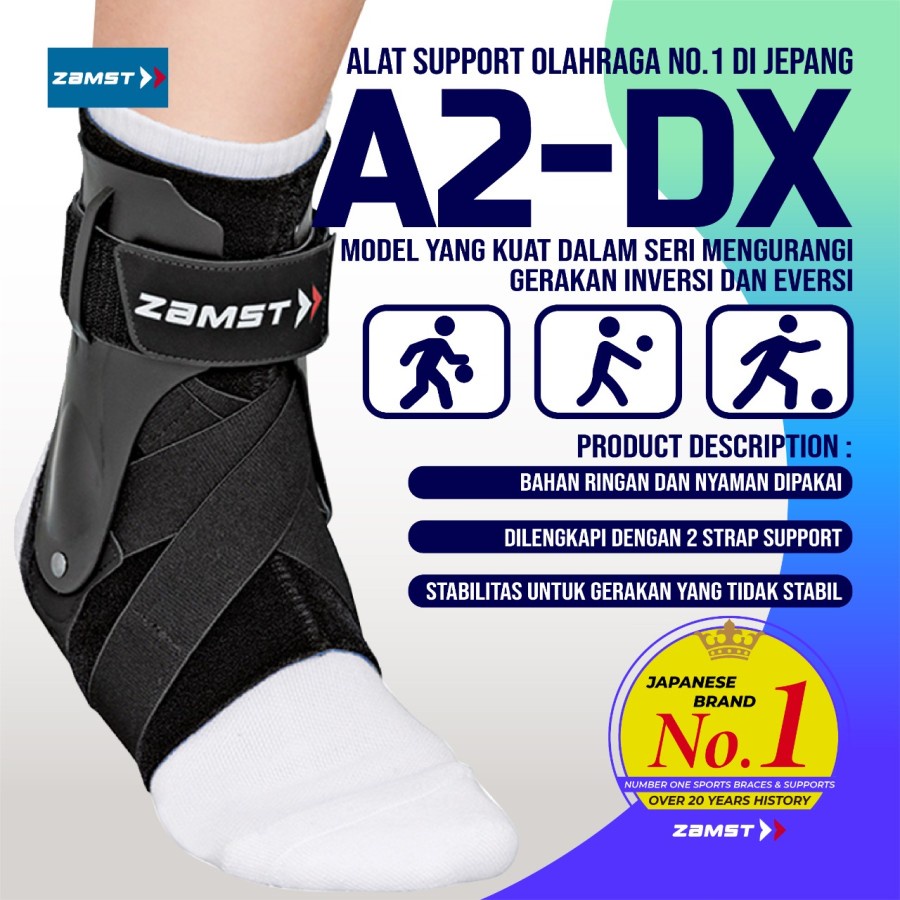Jual Ankle Brace Support Zamst A2-DX Japan Original | Shopee Indonesia