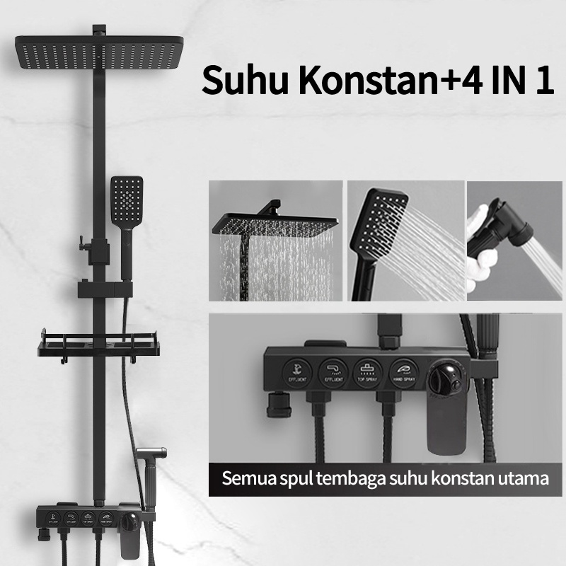 Jual Shower Kamar Mandi 4 Dalam 1 tampilan digital suhu konstan Set ...