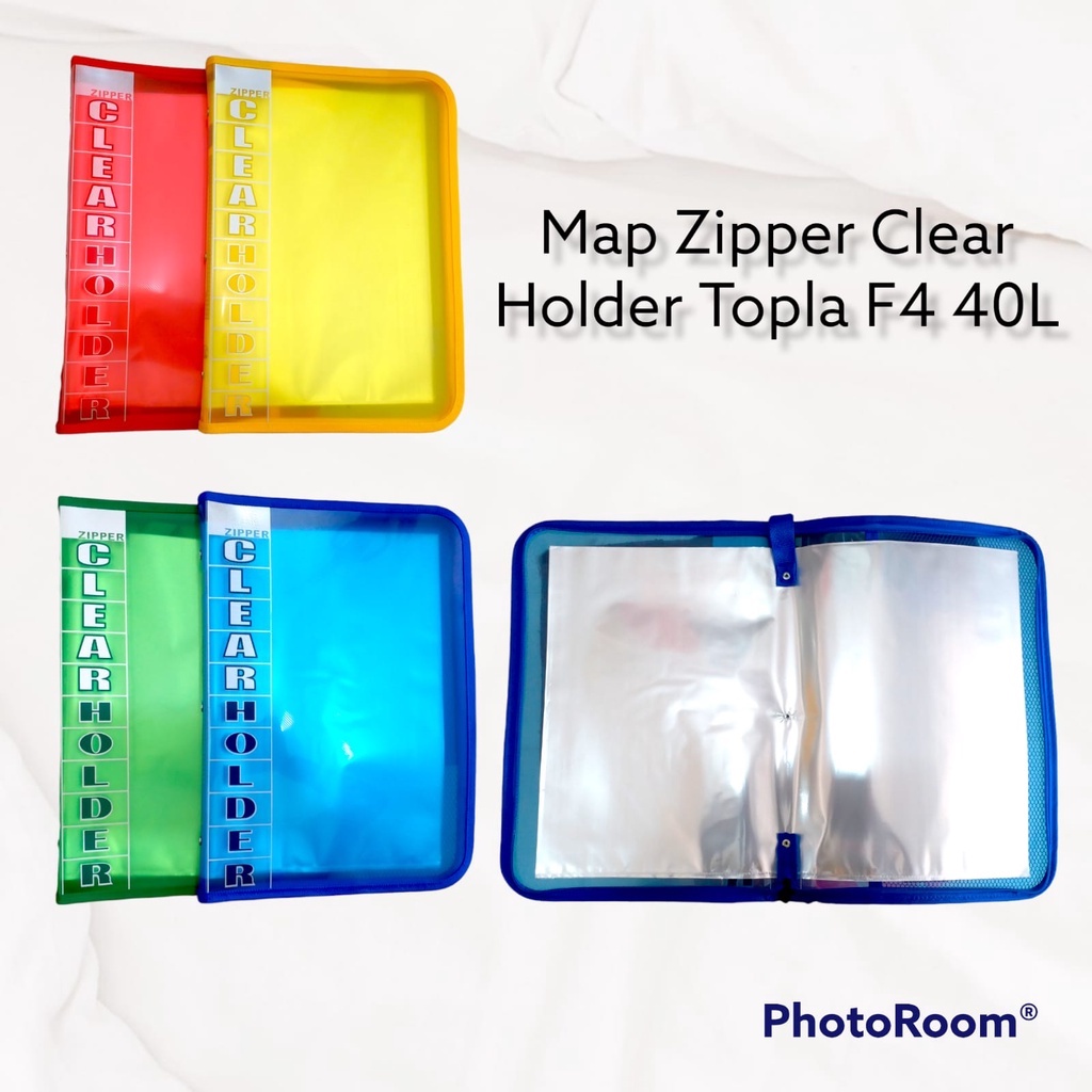 Jual Clear Holder/Map Zipper Isi 40L | Shopee Indonesia