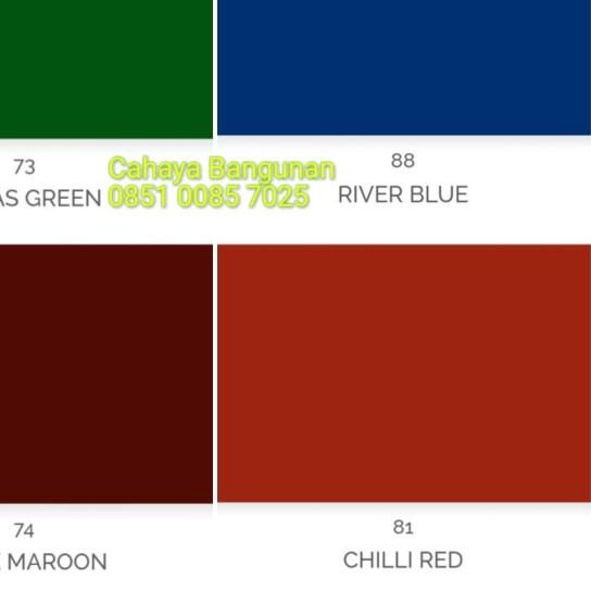 Jual Avian YOKO ROOF Cat Genteng Seng Grc Asbes Lapangan Kaleng Galon ...