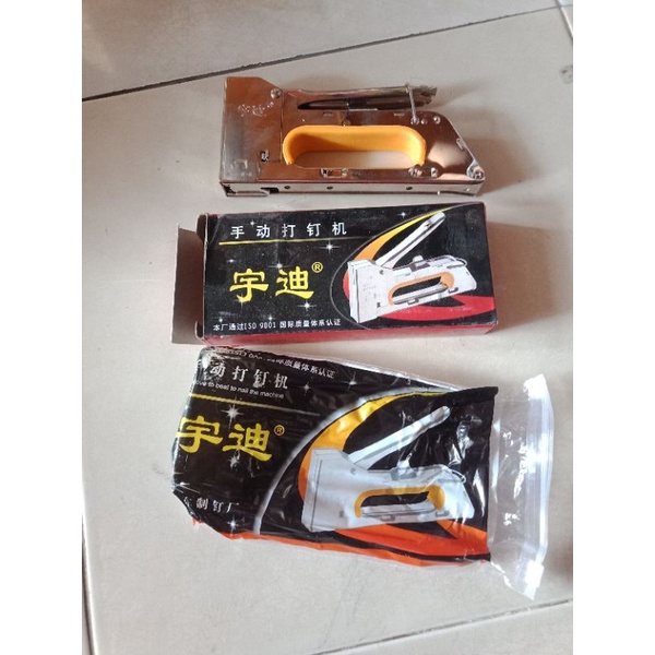 Jual STAPLER TEMBAK DAN ISI 8MM 6MM / CEKREKAN / PENGOKOT / HEKTER GUN ...