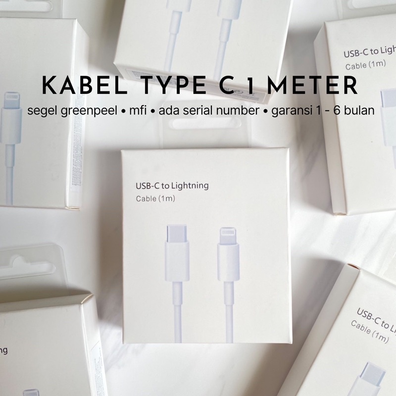 Jual Kabel Type C to Lightning Fast Charging | Shopee Indonesia