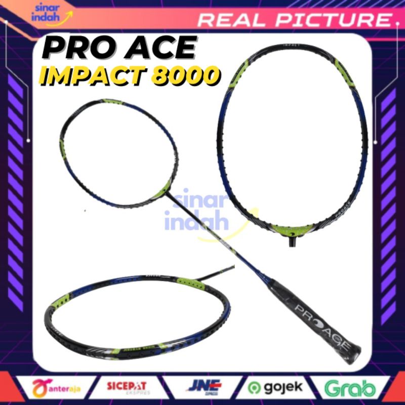 Jual PROACE IMPACT 8000 Raket Badminton Original | Shopee Indonesia