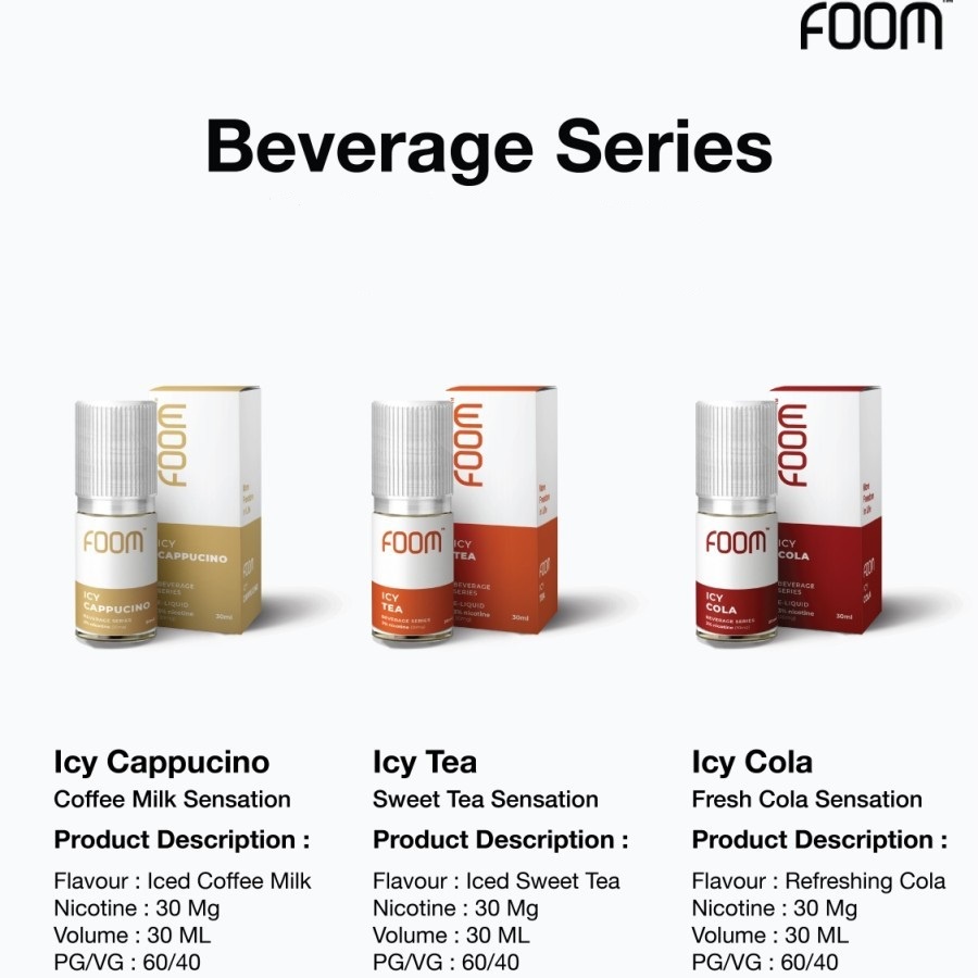 Jual LIQUID FOOM BEVERAGE SERIES SALTNIC 30ML | Shopee Indonesia