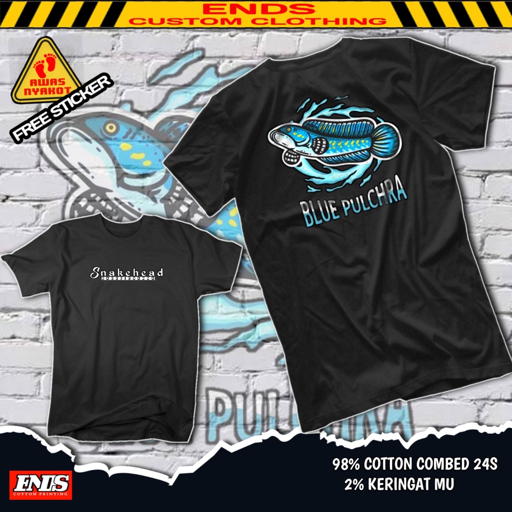 Jual Kaos Baju SNAKEHEAD FISH THE PREDATOR KAOS IKAN CHANNA Terlaris ...