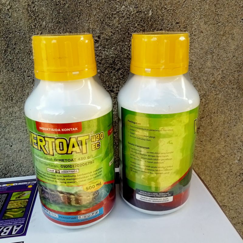 Jual Insektisida Dimetoat Vertoat 430 EC 500ml Mengendalikan Lalat Buah ...